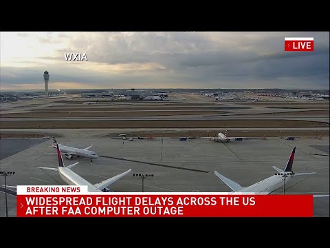 BREAKING NEWS - All domestic flights temporarily paused due to FAA computer outage