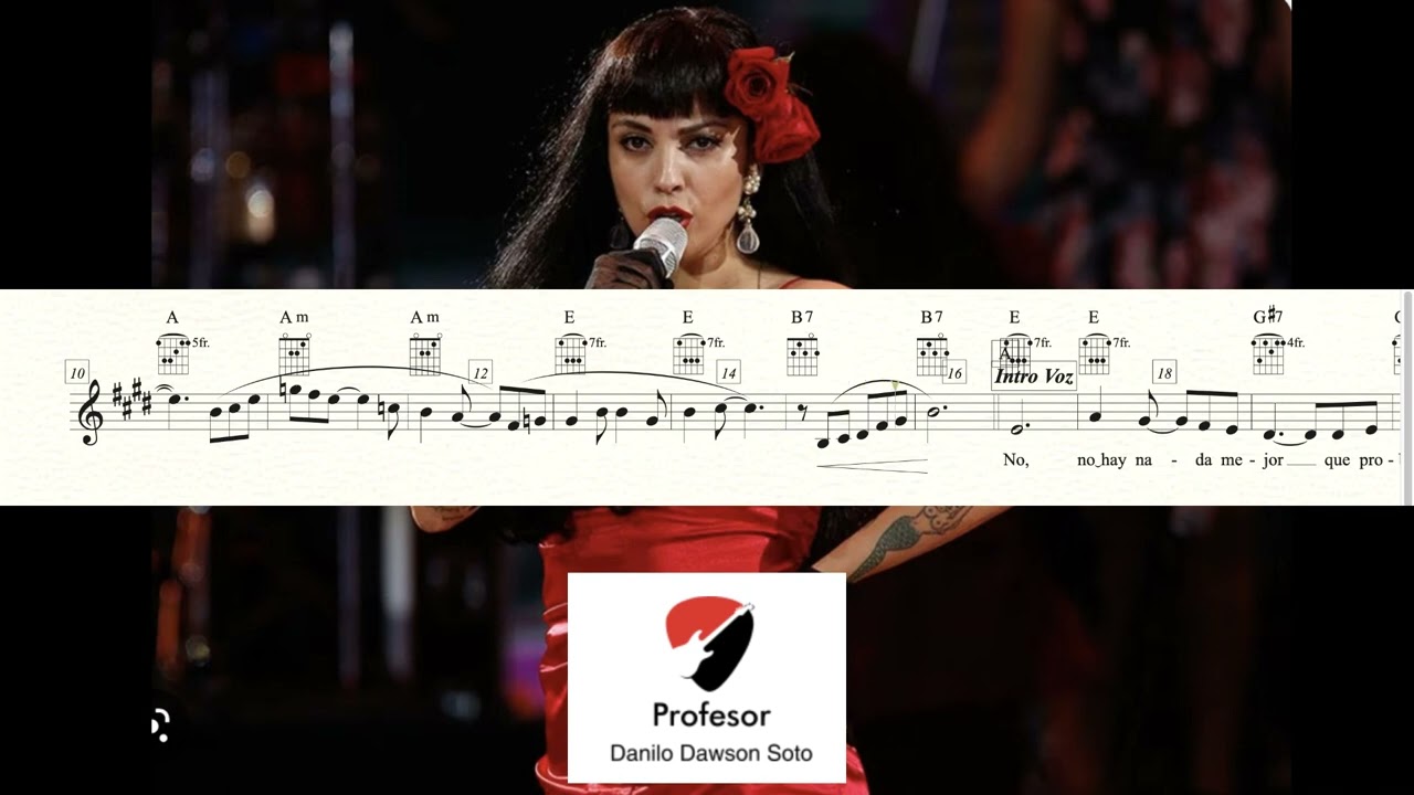 Video Partitura de la canción Amor Completo (Mon Laferte)