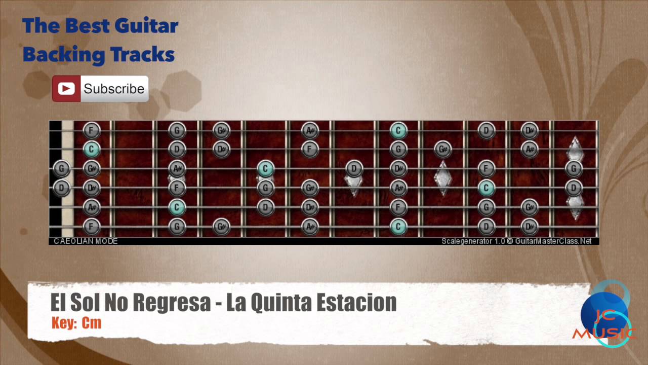 La Quinta Estacion - El Sol No Regresa Backing Track gratis en mp3 » LeadGuitar.Mx