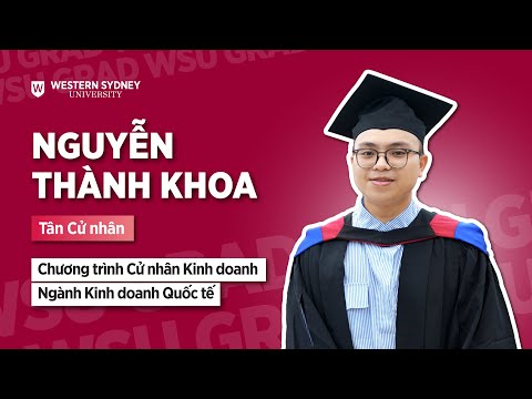 WSU Graduation 2024 | Special Interview #8: Nguyen Thanh Khoa