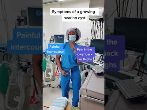 Could you Have an Ovarian Cyst? Symptoms of A growing ovarian cyst