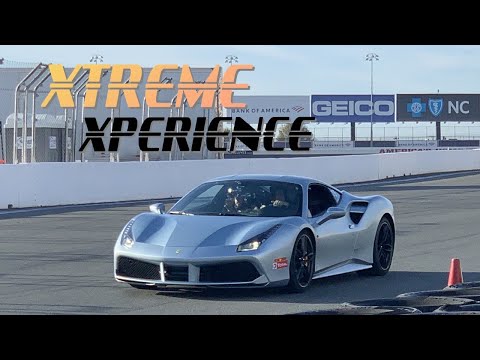 I DROVE A FERRARI 488 GTB // XTREME EXPERIENCE CHARLOTTE MOTOR SPEEDWAY