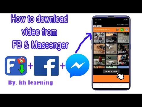 How to download Mp4 from Facebook with video download FB program Android phone/ KH learning