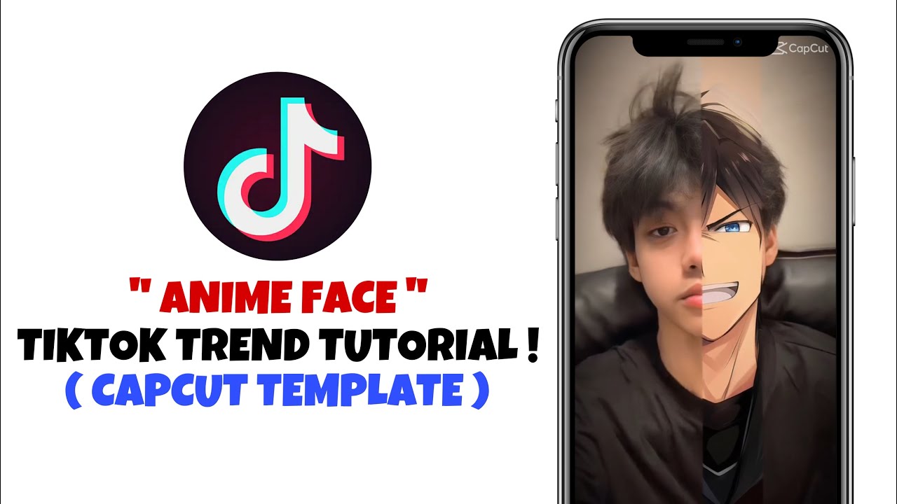 Anime face capcut template | anime face tiktok trend tutorial | Modelscut Anime Capcut Template