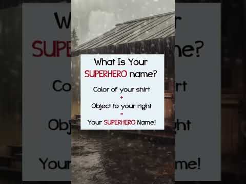 What is your superhero name? π€ #funny #dailymemes #shorts
