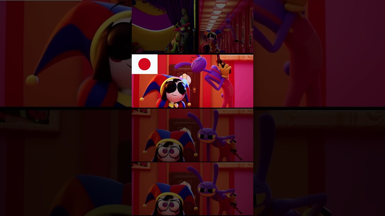 TADC - Jax and Pomni singing daisy bell in different languages (tadc ep.6 clip) #blipcut #daisybell