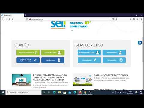 Como acessar o SEI-GDF