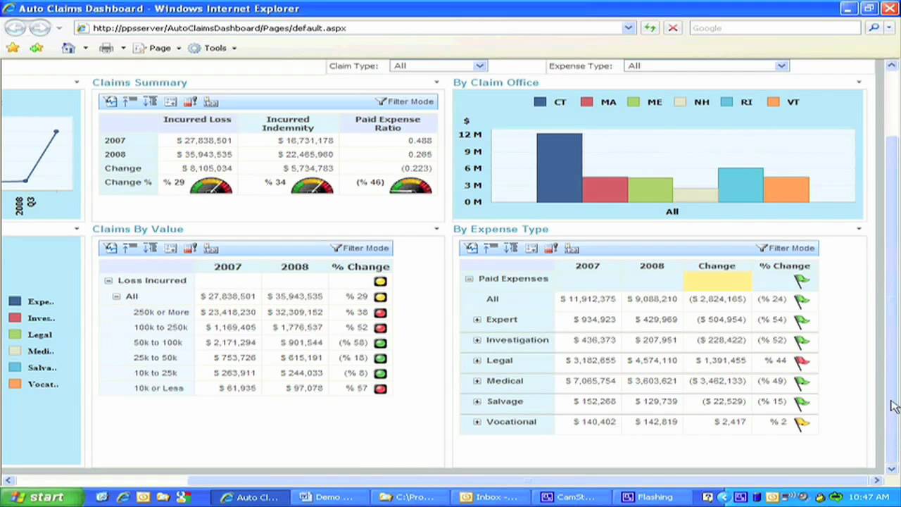Claims Dashboard Demo