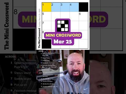 NYT Mini Crossword - Mar 25