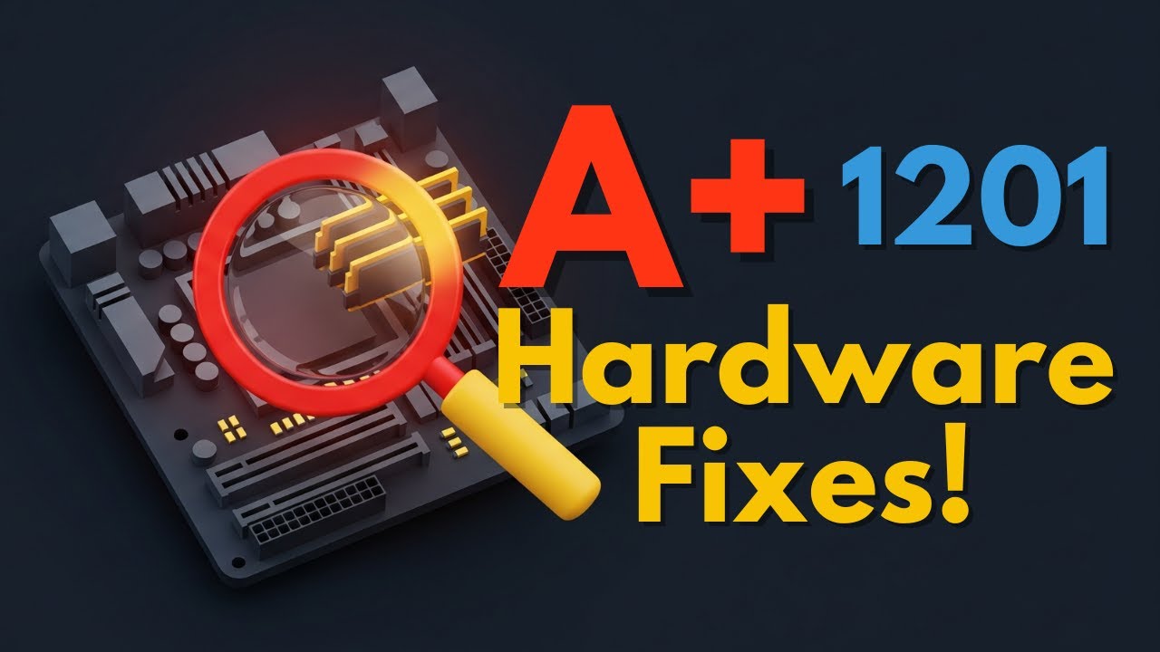 CompTIA A+ 1201: PC Hardware Troubleshooting SECRETs Last-Minute!