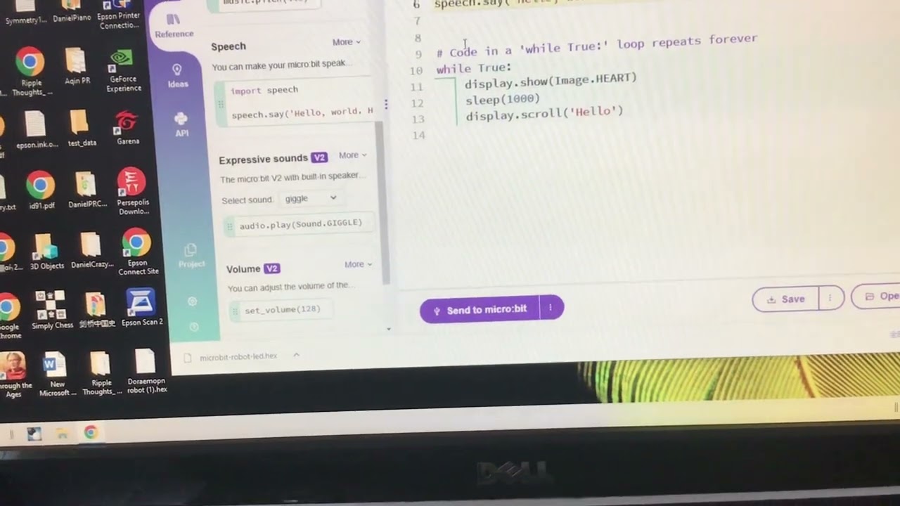 How to go into python editor micro bit
