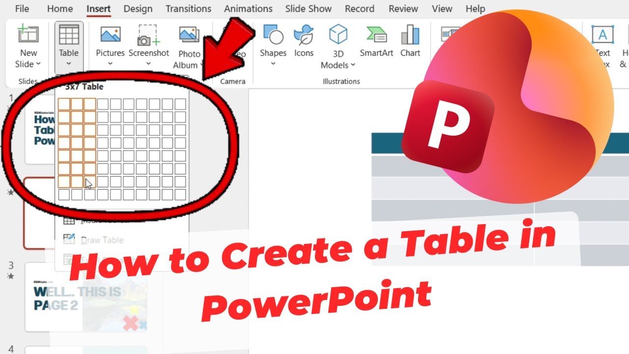 How to Create a Table in PowerPoint (Quick & Easy Tutorial)