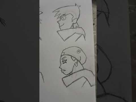 Cartoon, Beast hoods profile view