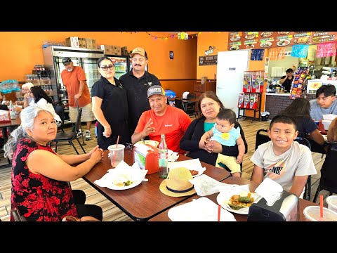 Visitamos Taqueria la bonita de bakersfield y así nos Recibieron los dueños del restaurante