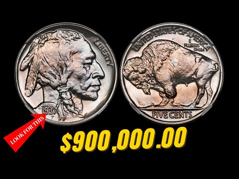 The 1937 US Nickel Coin A Small Coin with Big Value - Most Valuable Buffalo Nickles Worth A Fortune