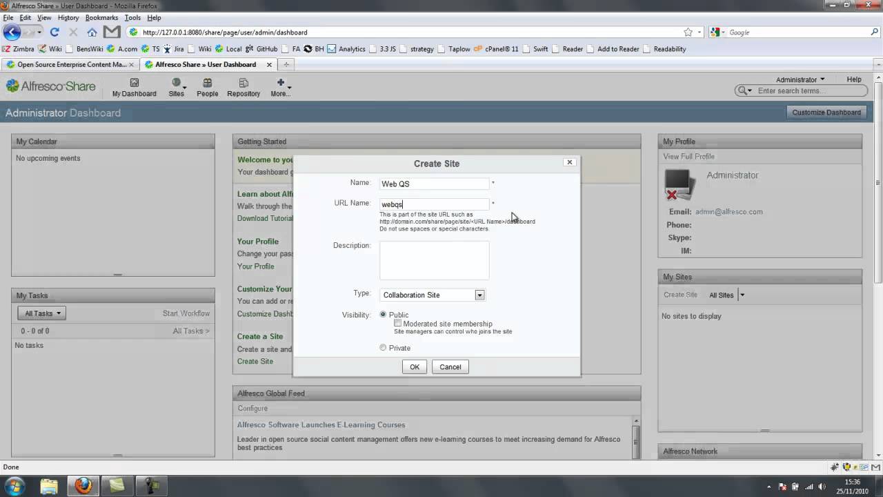 Alfresco Web Quick Start - Introduction and Installation