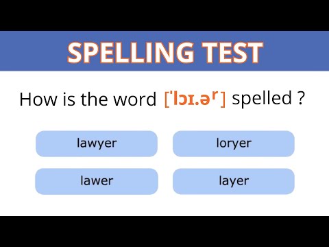 Spelling Test - Can you pass these 15 tricky questions? – English Grammar Test