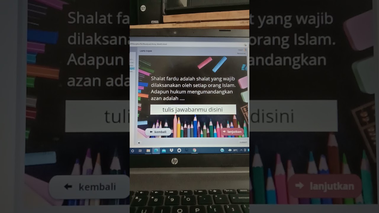 contoh LKPD dengan menggunakan Articulate Storyline 3