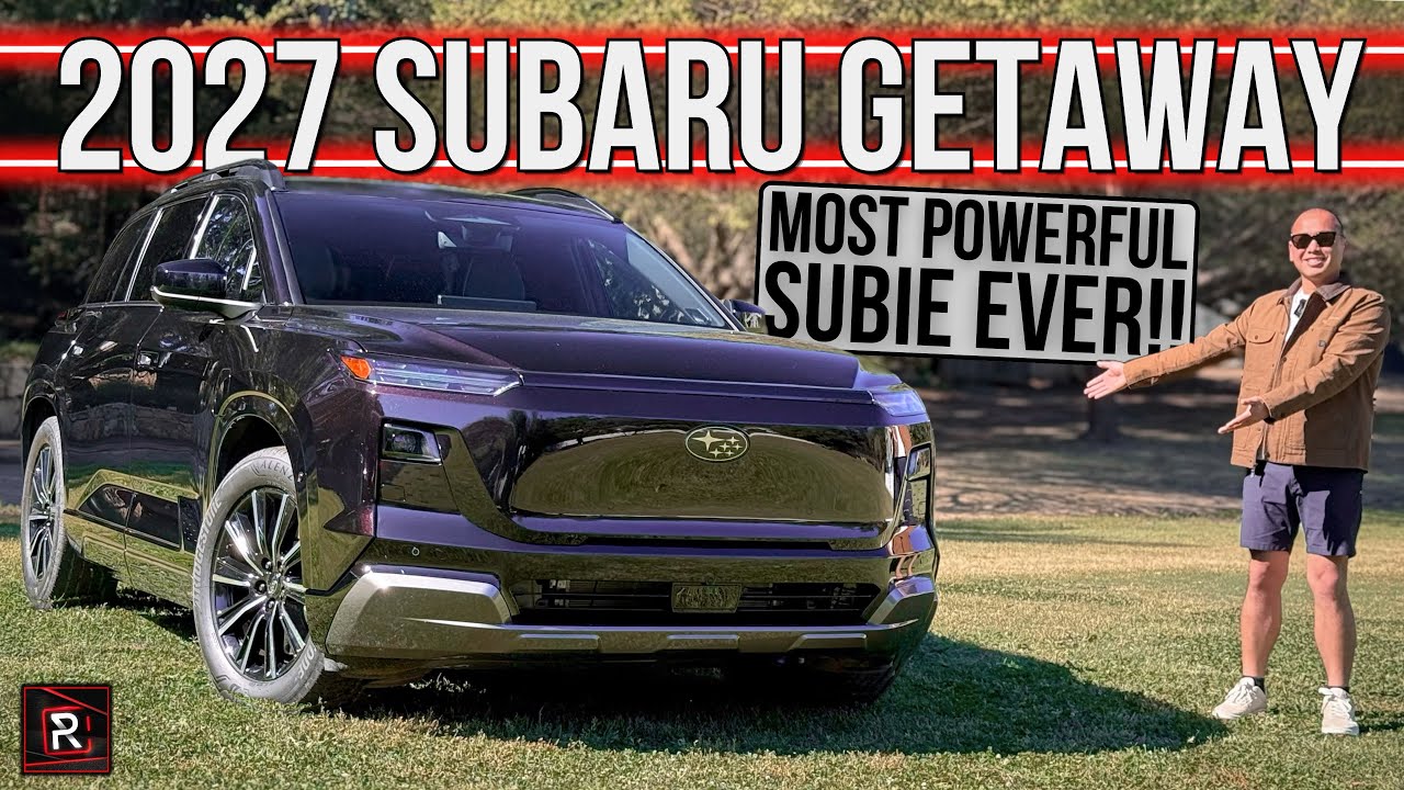 420 HP Family SUV! | 2027 Subaru Getaway Touring | Detailed First Look