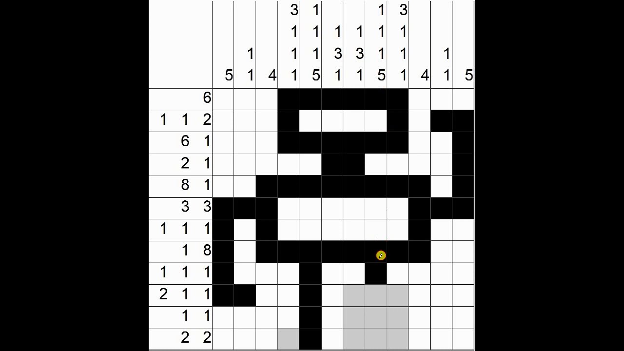 How to do Nonograms #11 (Strategy #7: Multiple 50%)