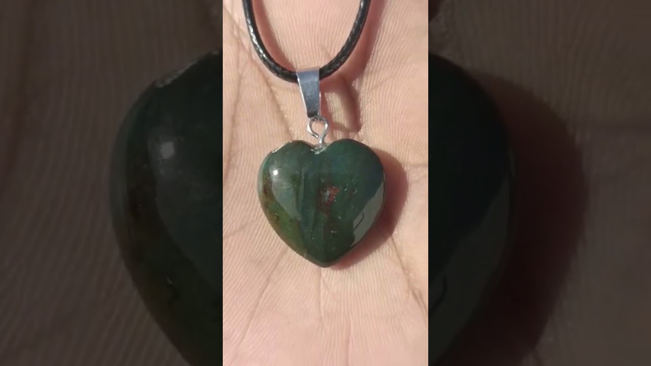 Bloodstone pendant