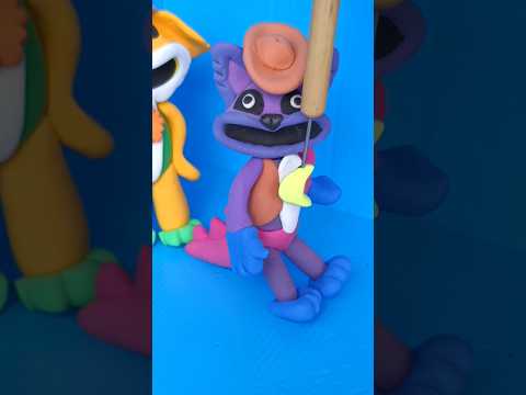 Creating new image for CatNap. He is now Gommigo #howto #trend #clay