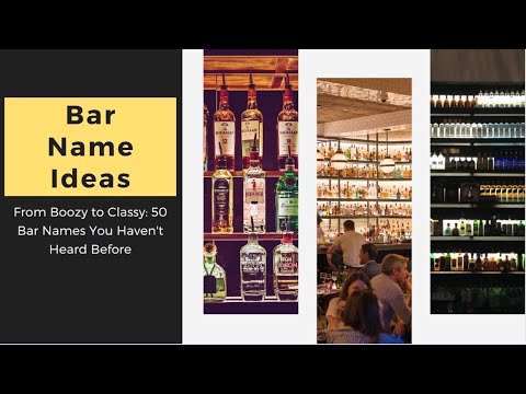 50 Bar Name Ideas ๐น