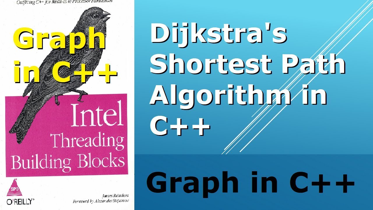C++2a Standard: Dijkstra's Shortest Path Algorithm in C++ (060)