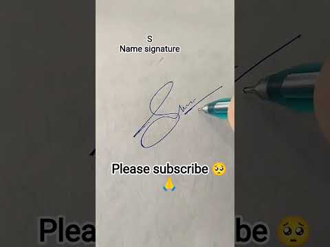 S name #signature #tranding shorts video #please #subscribe #writer #sanjay viral video ๐๐