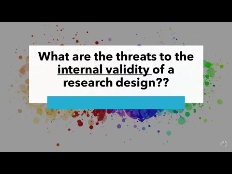 What are the threats to the internal validity of a research design (Critical review of literature)??