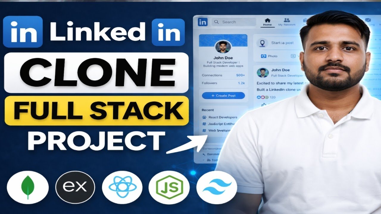 LinkedIn Clone Tutorial 🔥 Complete Full Stack Project (MERN)