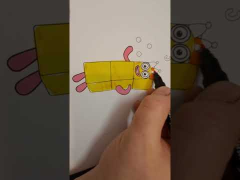 number blocks coloring pages