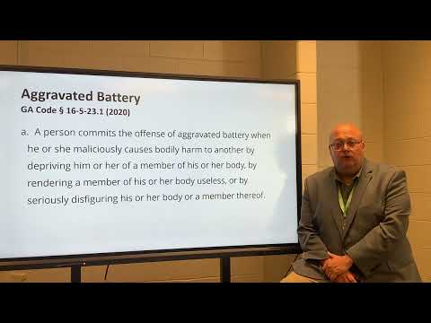 Georgia Assault & Battery laws simplified