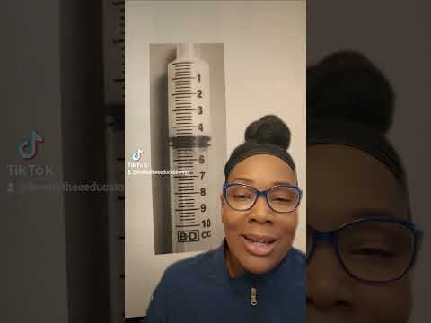 How to read a syringe| Nursing Student #shorts #nursingstudent