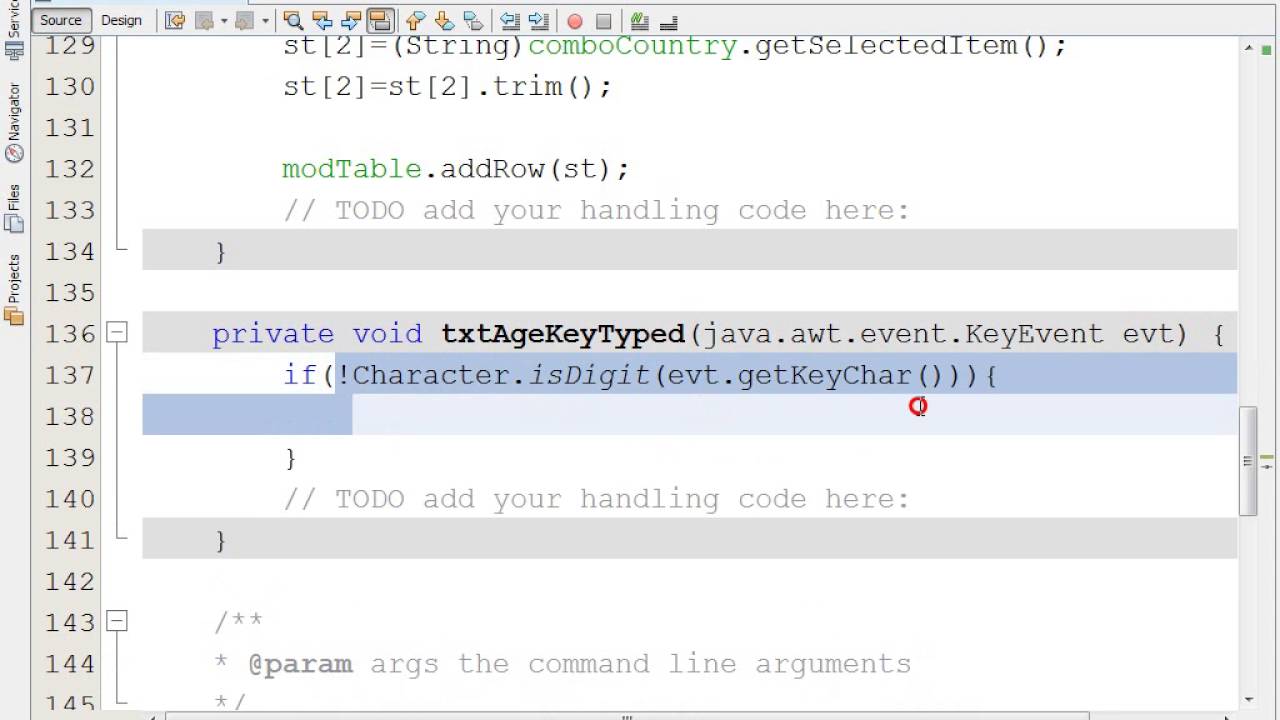 JAVA #28 SH6 add JTextField and JComboBox as the Cell of JTable