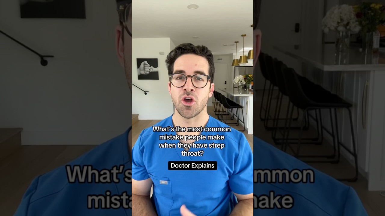 The #1 Mistake People Make with Strep Throat | Dr. Yoshi Explains