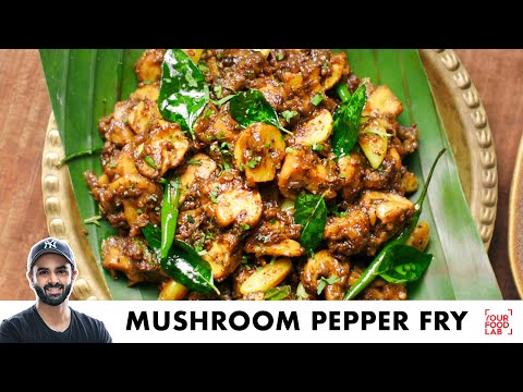 Mushroom Pepper Fry Recipe by Your Food Lab (112 cal) | YouTube to PDF