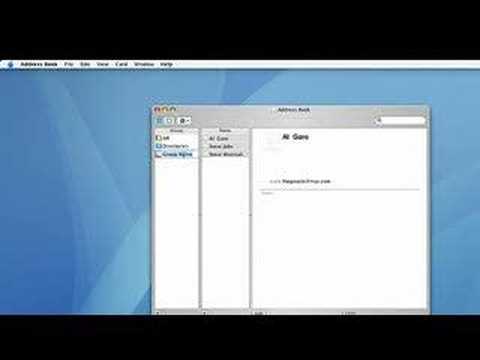 MacMost Tutorial: Address Book Groups