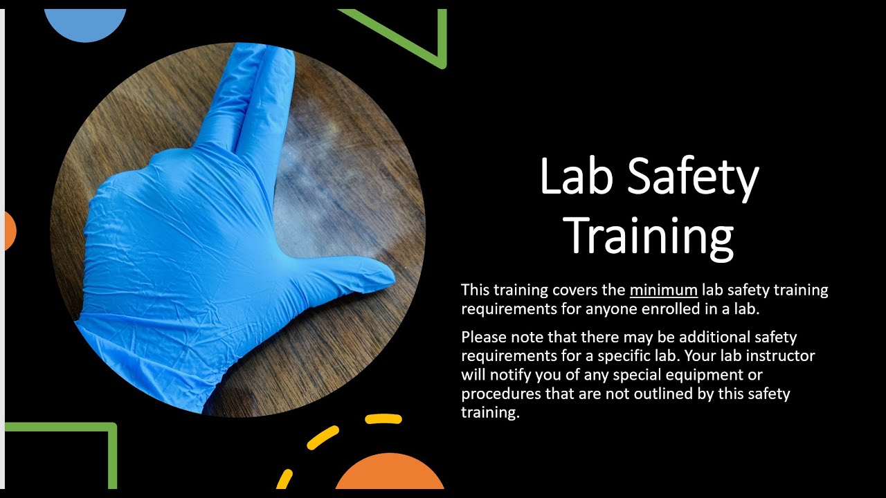 Basic Lab Safety Training Video