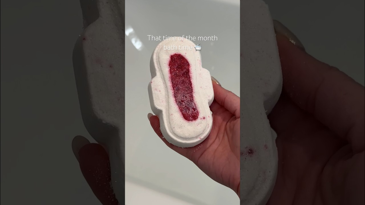 That time of the month #bathtime #periods #thatgirl #amazon #asmrsounds #viralvideo