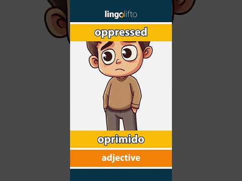 🇬🇧🇵🇹 oppressed - oprimido : learn English : vamos aprender inglês : vocabulary builder
