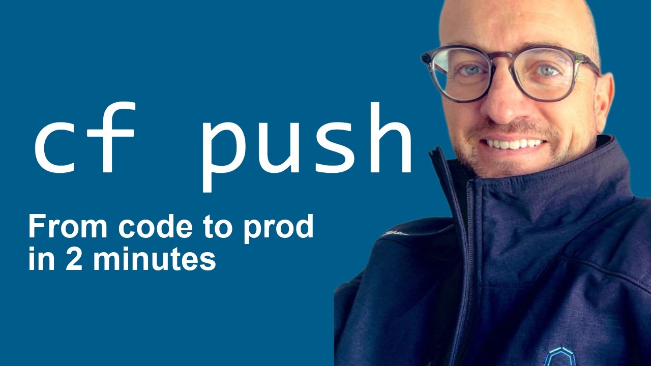 What actually happens when you run cf push - Tanzu Platform walkthrough