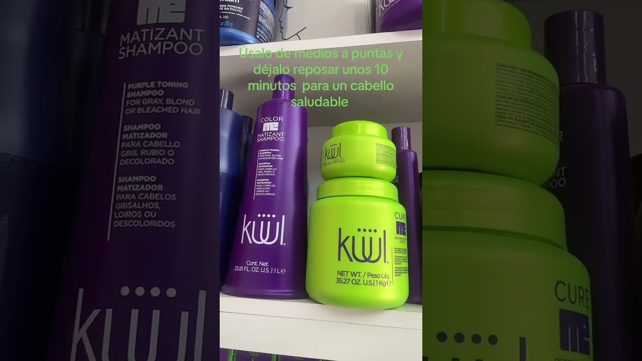 Mascarilla de aguacate 🥑 kuul cure me para un cabello saludable #sharimcosmeticos