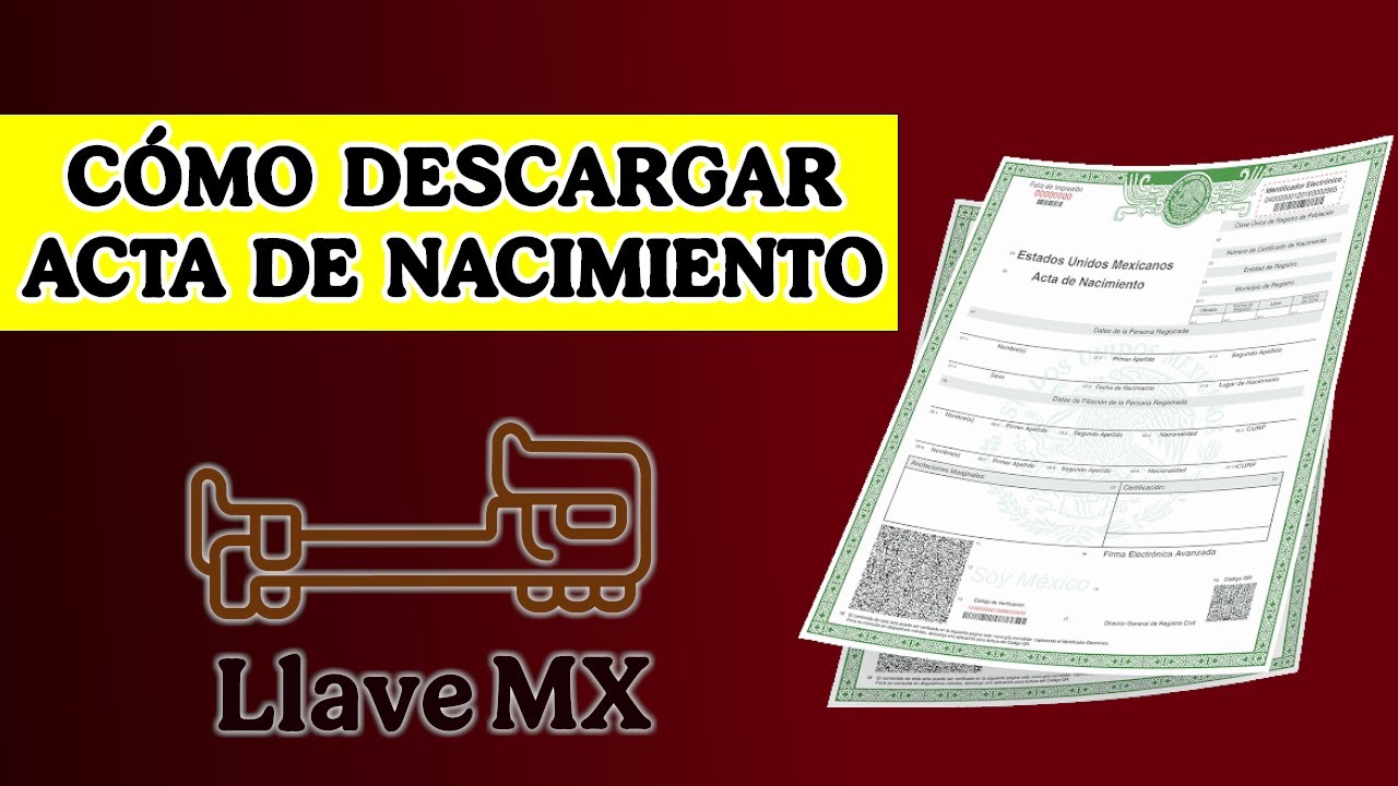 🥇 How to Get Your Birth Certificate Online in 2025 with Llave MX | Download with the New System!