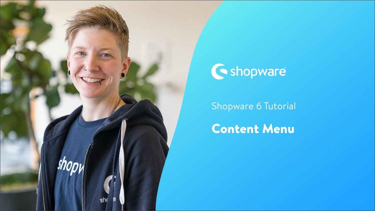 Content Menu (Shopware 6 Tutorial EN)