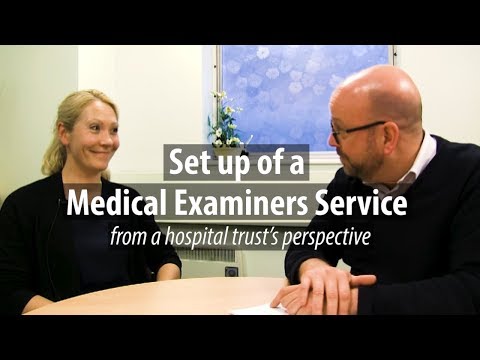 How to set up a medical examiners service from a trust's perspective