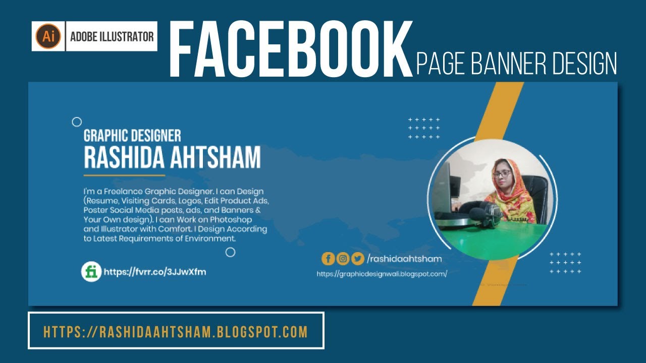 How to Create Facebook Page Banner For Freelancer In Illustrator?