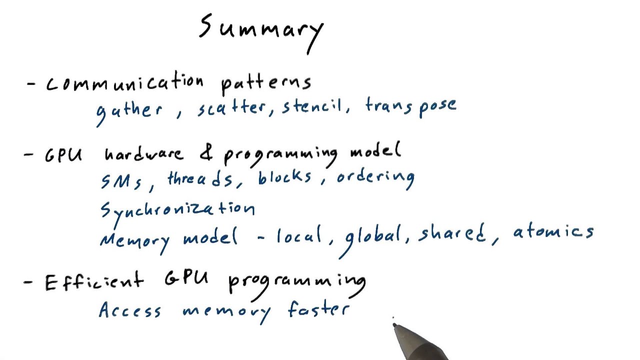 Summary of Unit 2 - Intro to Parallel Programming
