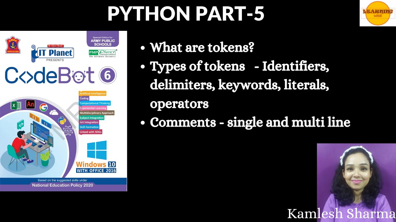 Python Part 5 Tokens and comments