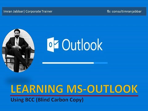 Using MS-Outlook (BCC Field)
